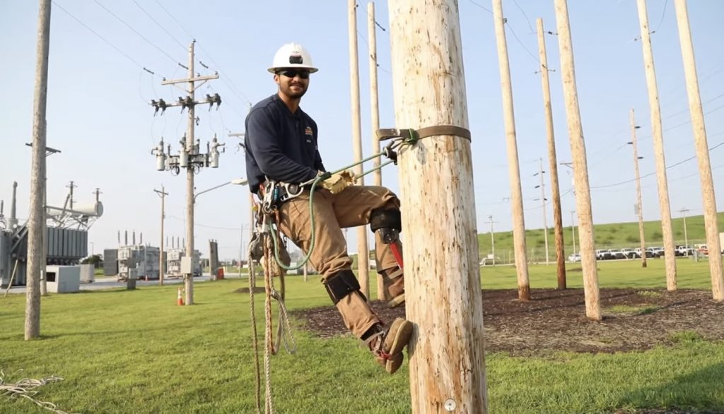 Climbing a core skill for OPPD lineworkers - OPPD - The Wire