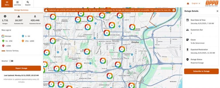 New, interactive outage map coming soon - The Wire